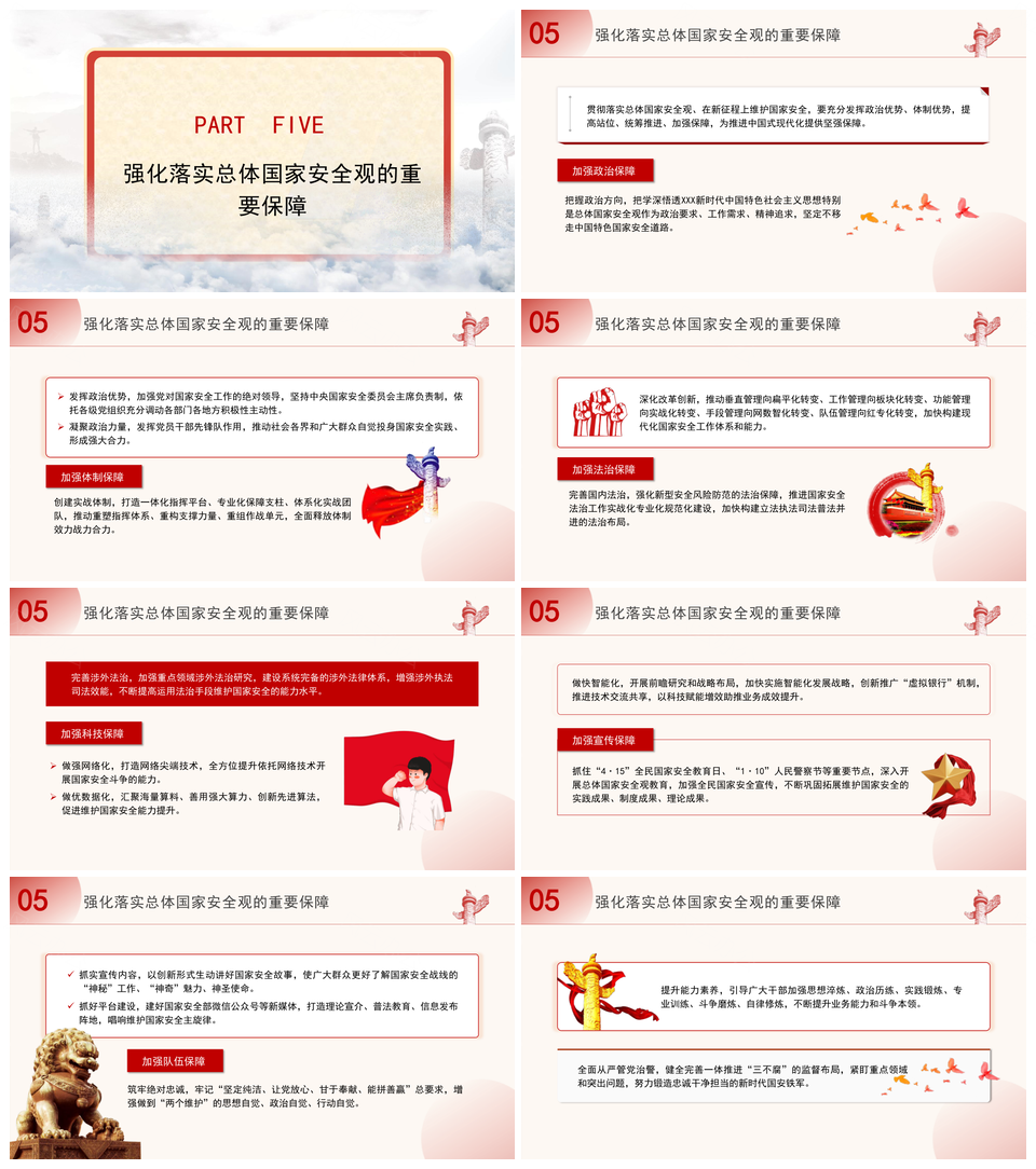 贯彻总体国家安全观党课PPT下载-2024贯彻总体国家安全观专题党课PPT模板_风云办公